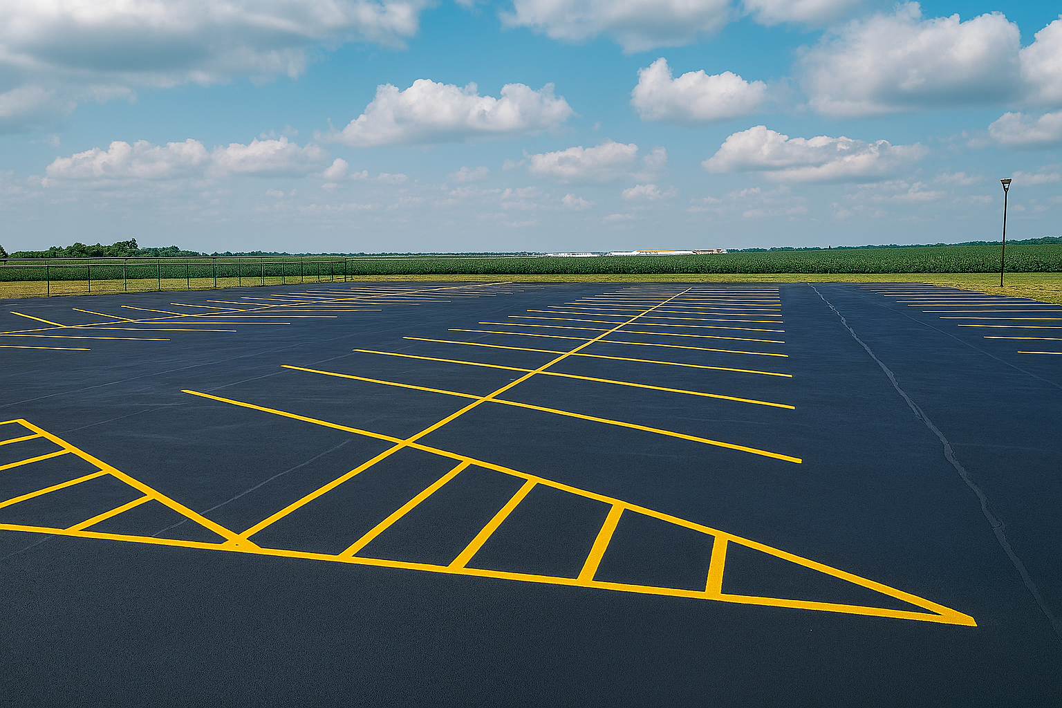 Choosing The Right Parking Lot Striping Paint Color
